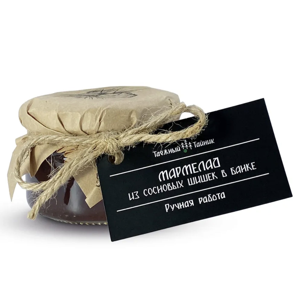 Handmade Taiga Pine Cone Marmalade, Taiga Cache, 105g/ 3.7 oz